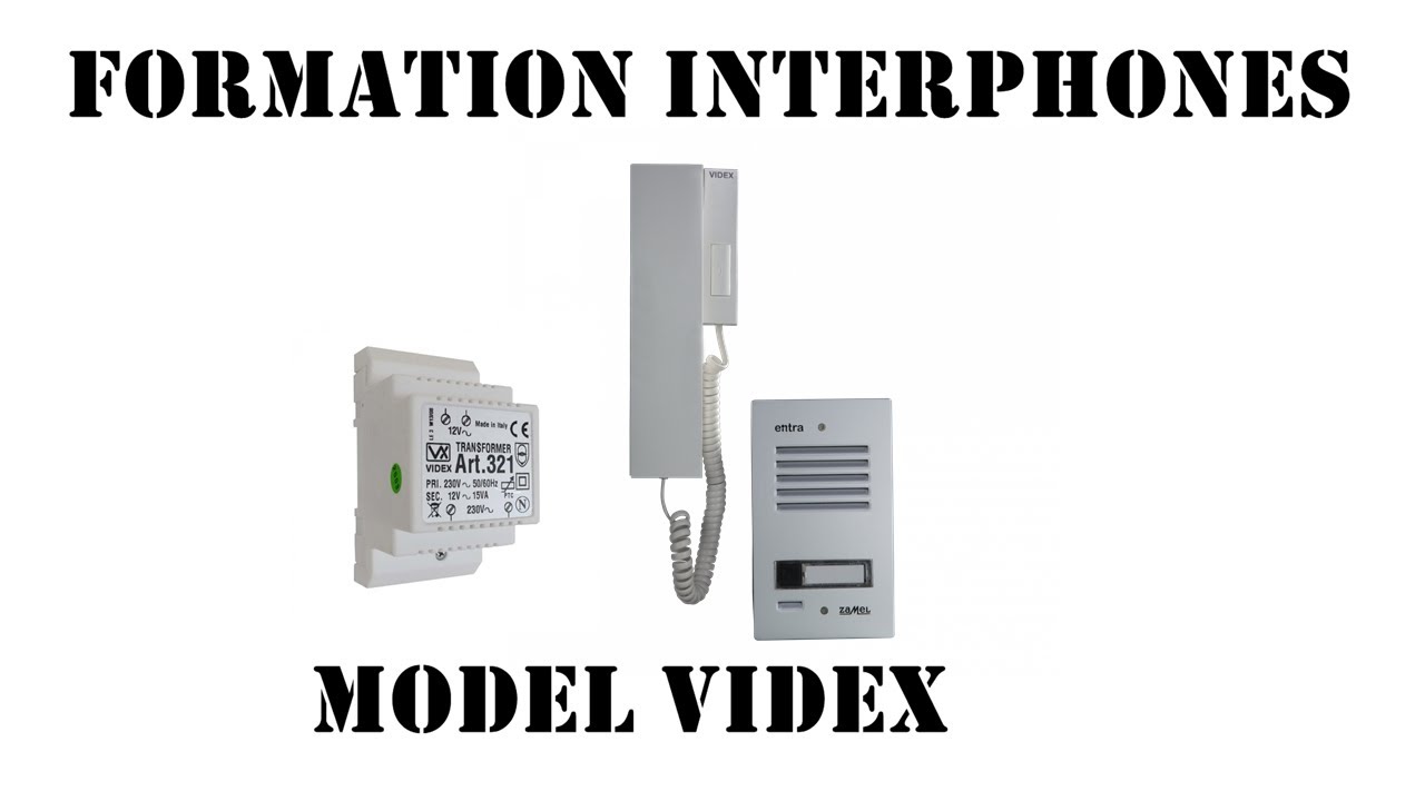 INTERPHONE VIDEX - YouTube