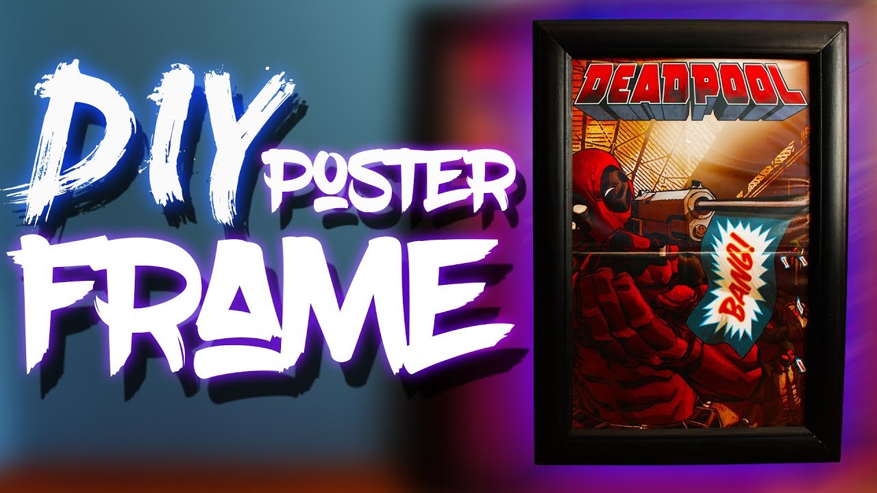 CHEAP DIY Poster Frame YouTube cheap-diy-poster-frame-youtube