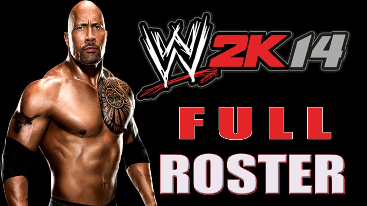 WWE 2K14 Full Roster And Superstar Overalls ( Unofficial ) - YouTube