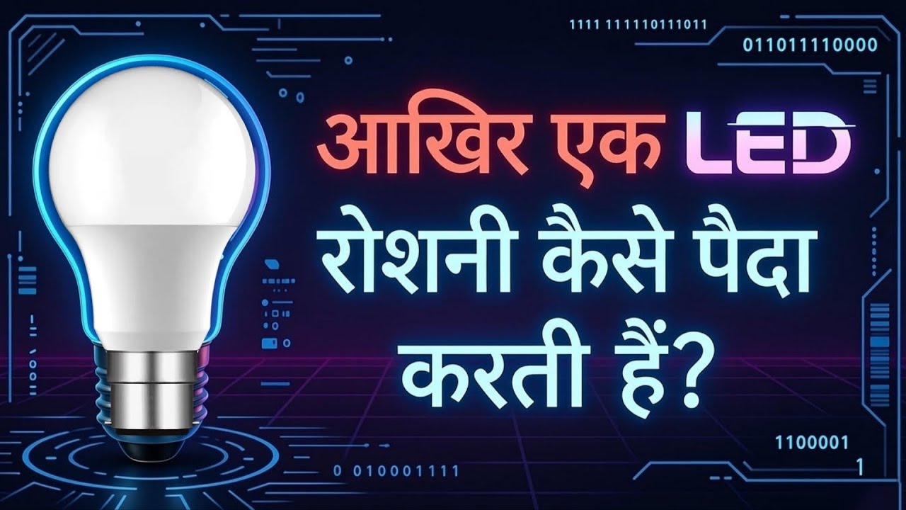 LED Light Working Explained in Hindi | Amazing Science🔥🔥🔥 | @PlugX ...
