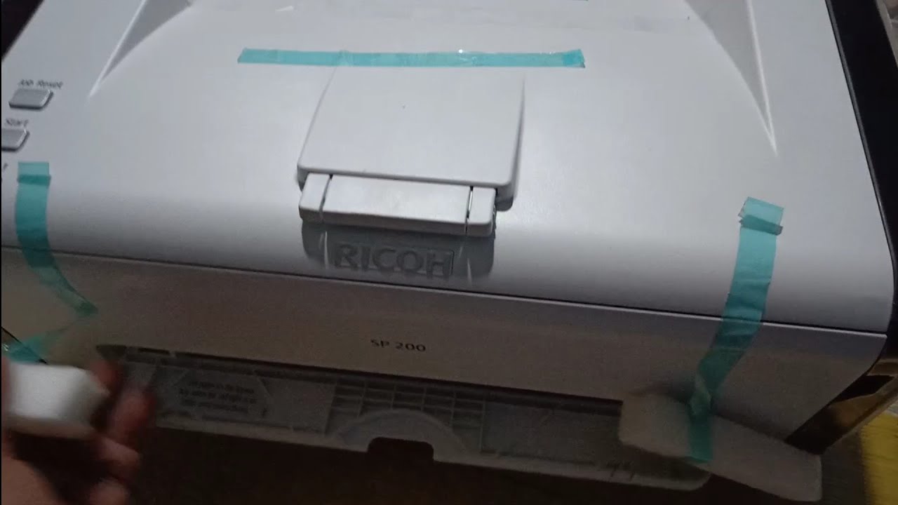 Ricoh sp200 printer review - YouTube