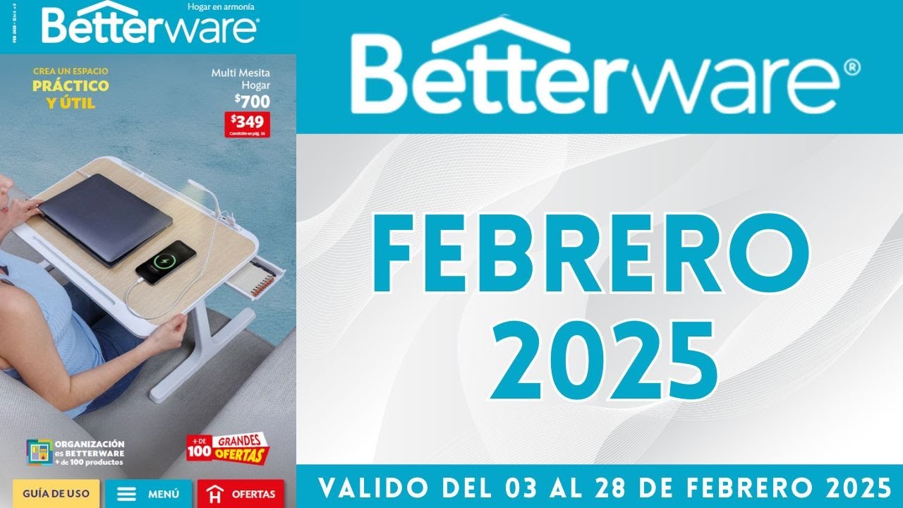 Catálogo BETTERWARE Febrero 2025 - YouTube