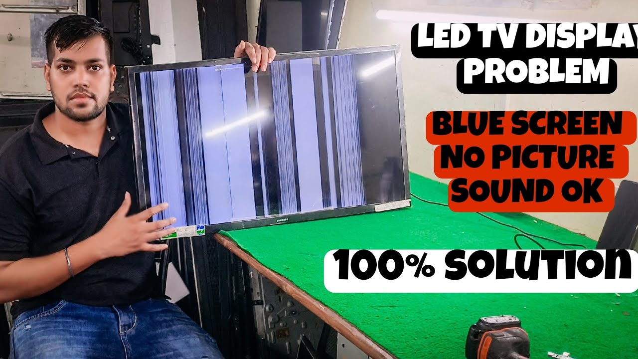 How to fix samsung smart TV screen problem - YouTube
