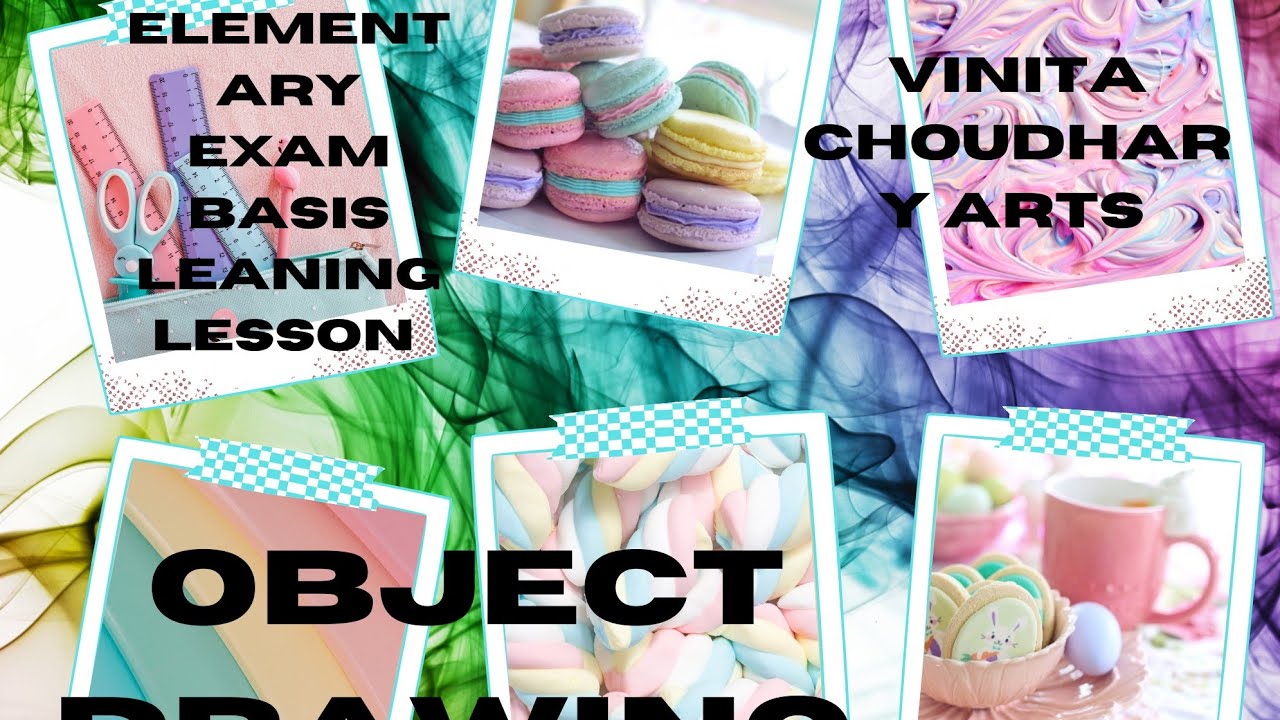 Basic lesson object drawing for elementary exam //object drawing//jug ...