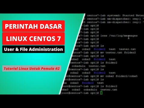 Belajar Perintah Dasar Linux Mudah Dipahami - Centos 7 | Tutorial Linux ...
