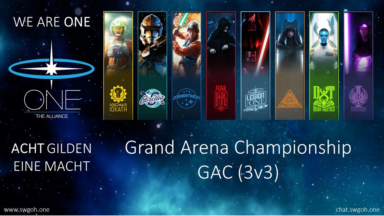 SWGOH - GAC 3v3 Kylo Ren Solo vs ROLO Team - YouTube
