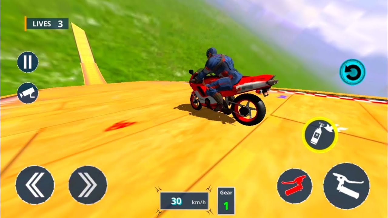 Spider Tricky Bike Race Simulator - Superhero Bike Stunt Racing Game ...