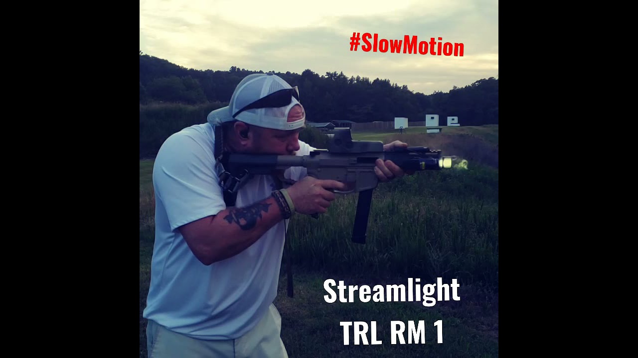 Streamlight TRL RM1 laser/light in #SlowMotion | #shorts - YouTube