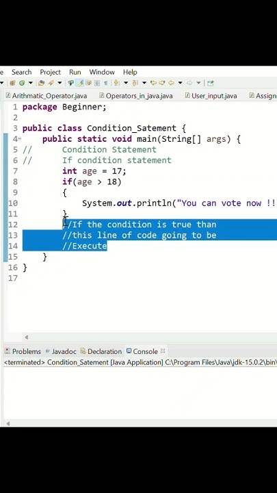If Conditional Statement In Java Coder Coding Java Javaprogramming