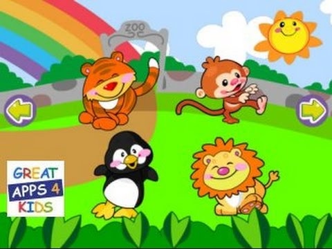 Laugh and Learn Animal Sounds for Baby | Animal App for Babies - YouTube