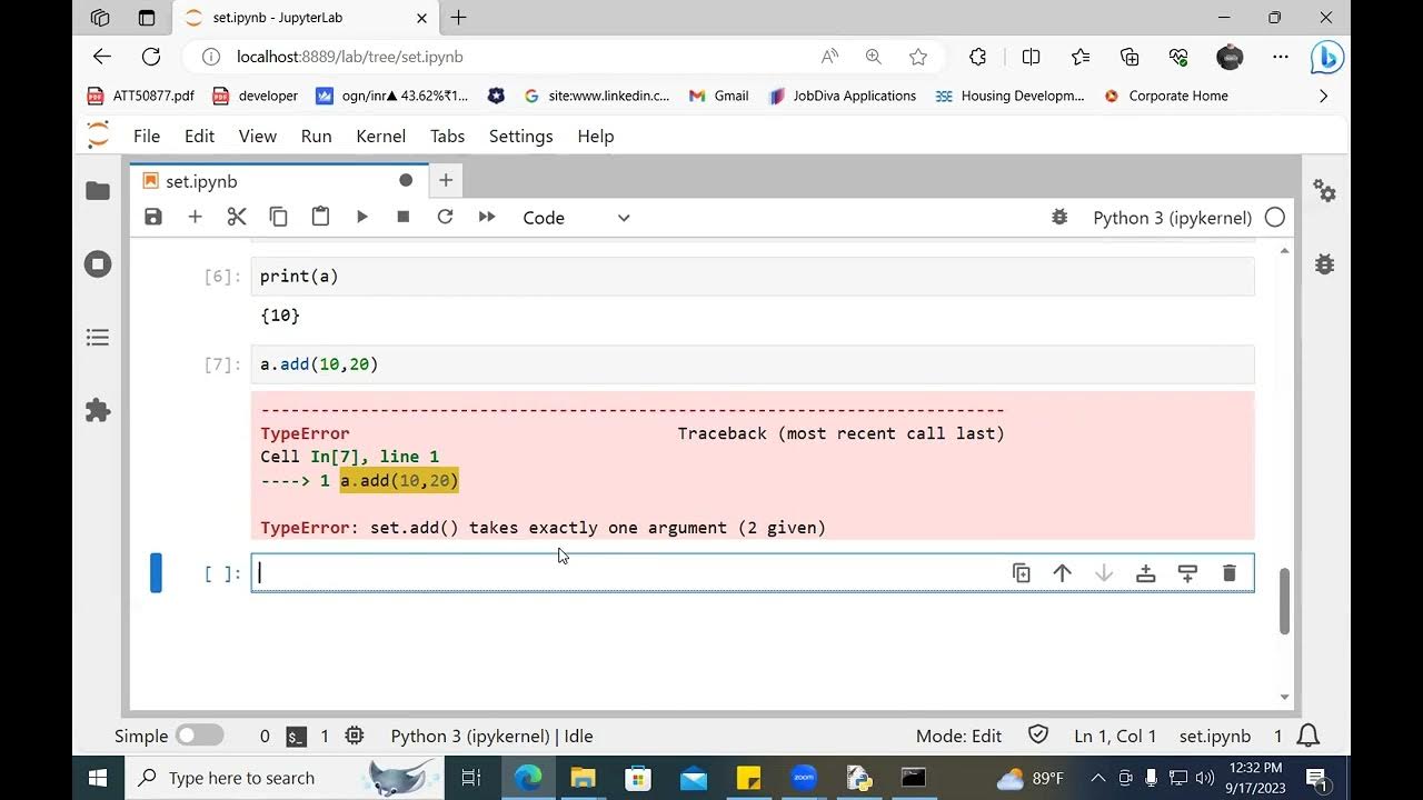Set Frozenset Datatype Python And Methods Part 1 Youtube