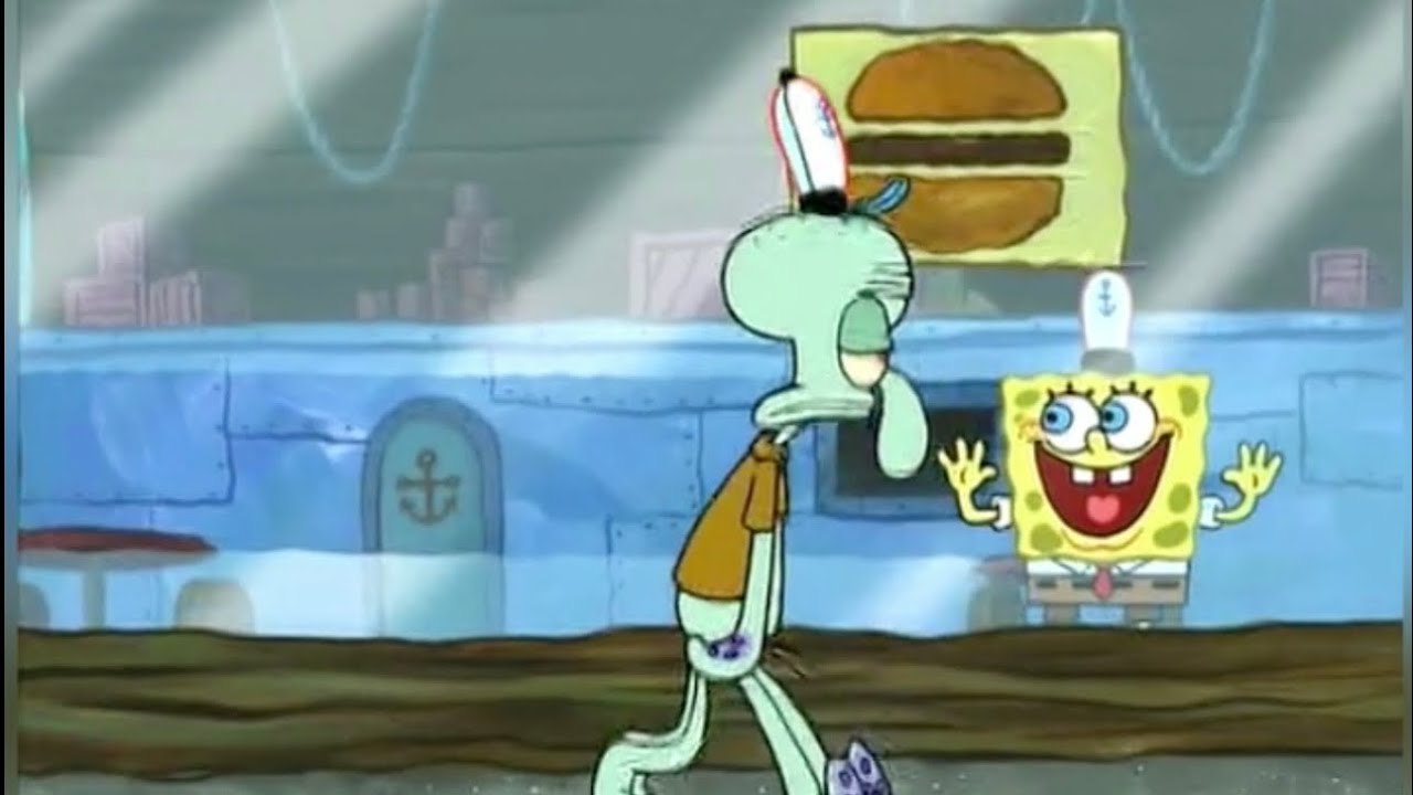 Spongebob erwartet Thaddäus | Spongebob Schwammkopf - YouTube