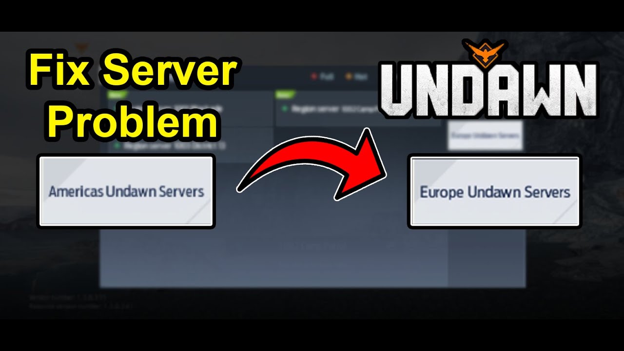 UNDAWN Fix Server Problem (Android) / Undawn gamepley Pc #undawn # ...