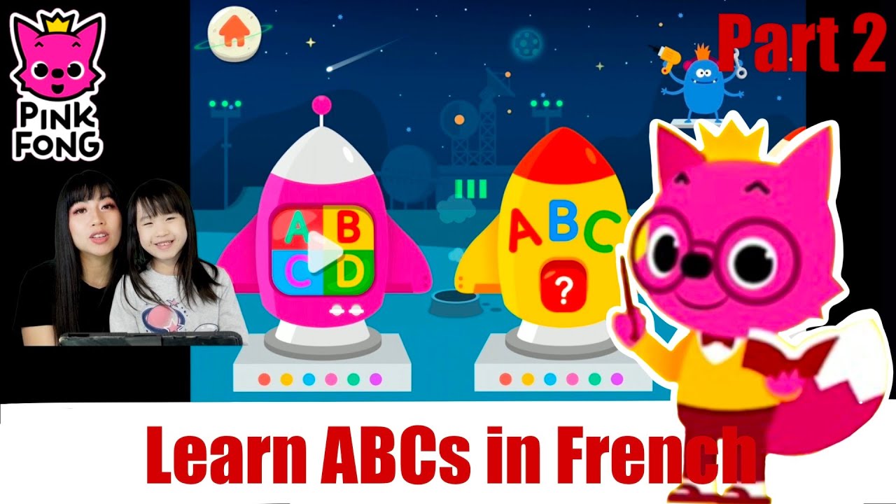 Learn ABC in French with Pinkfong Tracing World! Lettres majuscules de ...