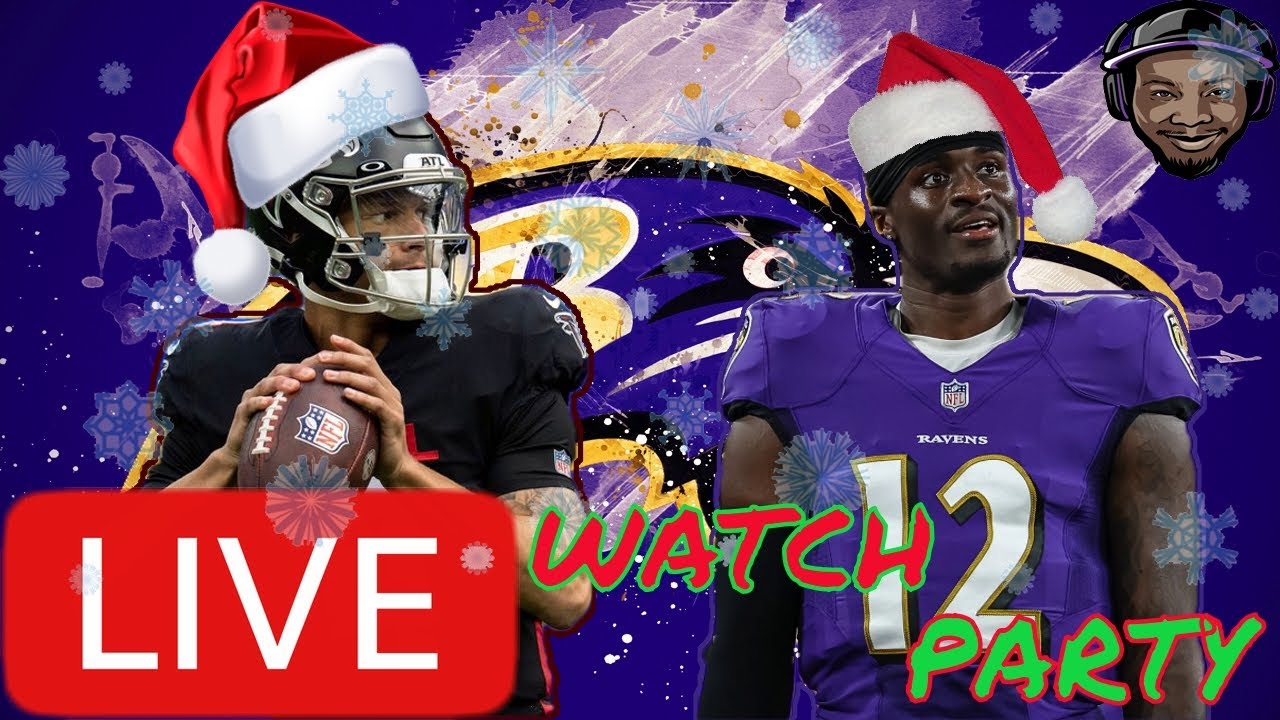 RAVENS VS FALCONS WATCH PARTY - YouTube