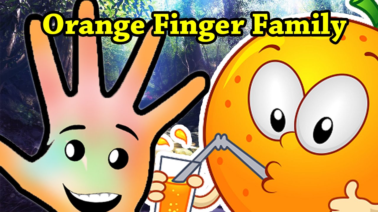 Orange FRUIT Finger Family | FRUIT Cartoon Finger Family Nursery Rhymes ...