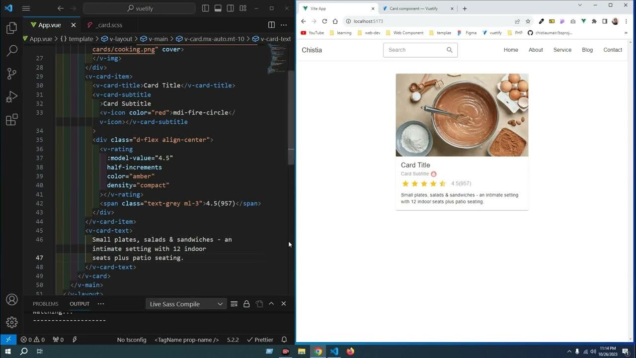 Card Design Using Vuetify Youtube