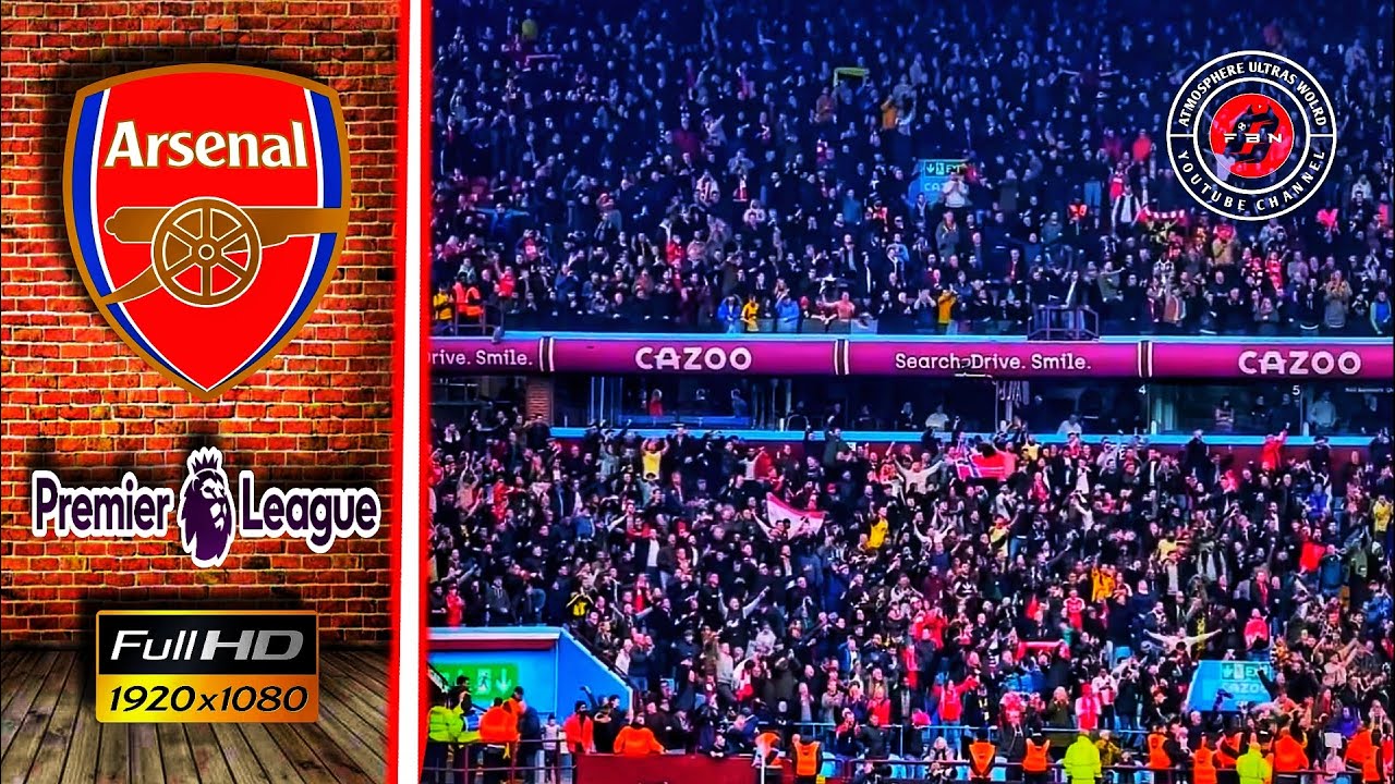 🔴⚪ ARSENAL FANS CELEBRATE EPIC COMEBACK DRAMATIC WIN AT VILLA PARK ...