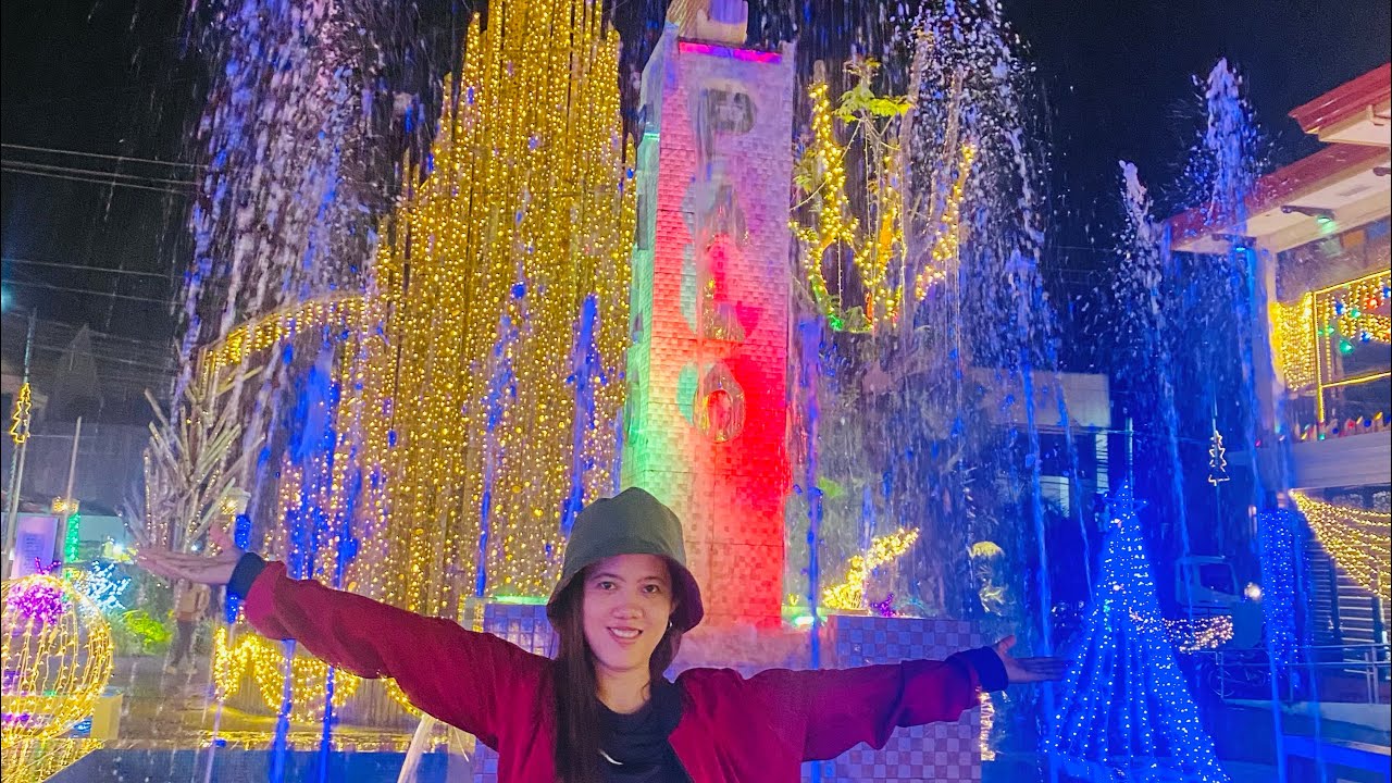 Beautiful Lights Scenery at Palo Leyte | Native Bamboo Christmas Tree ...
