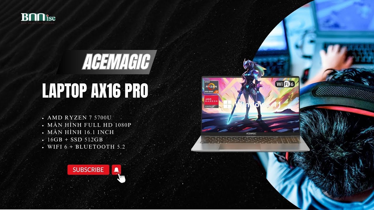 ACEMAGIC AX16 Pro - Laptop - BNNisc - YouTube