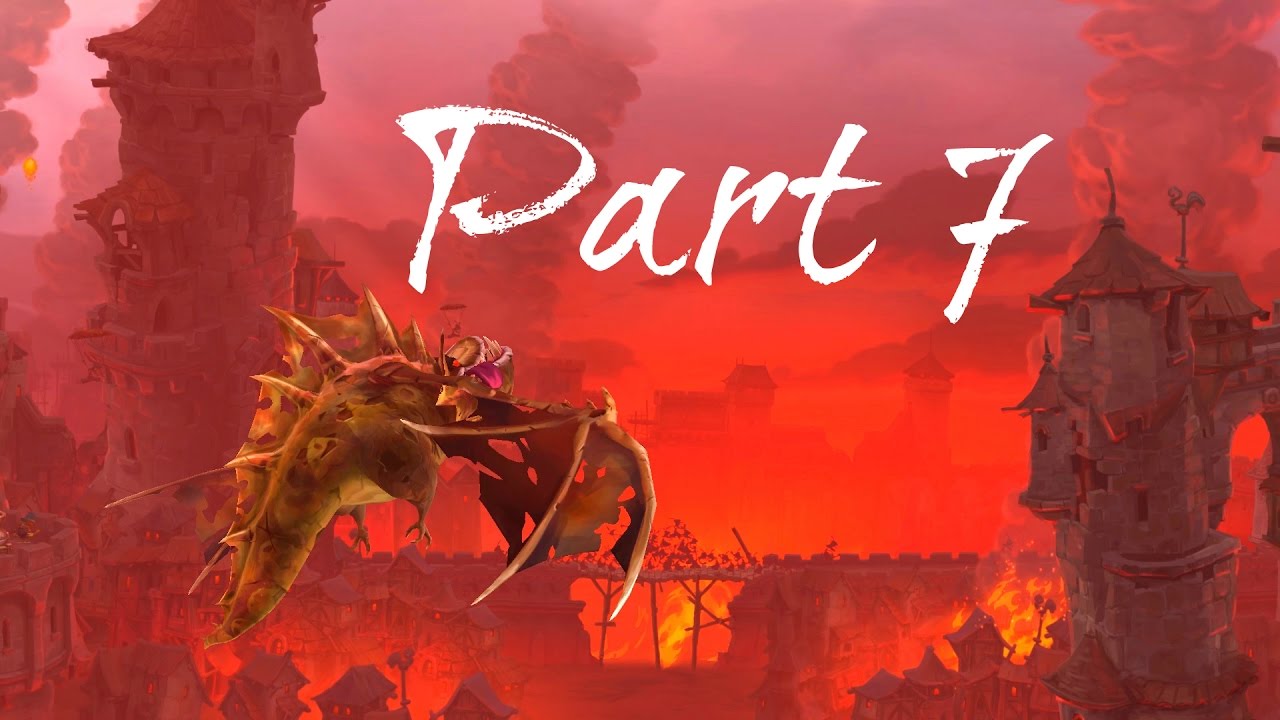 Rayman Legends Part 7 - Breathing Fire Boss!! (Xbox One) - YouTube