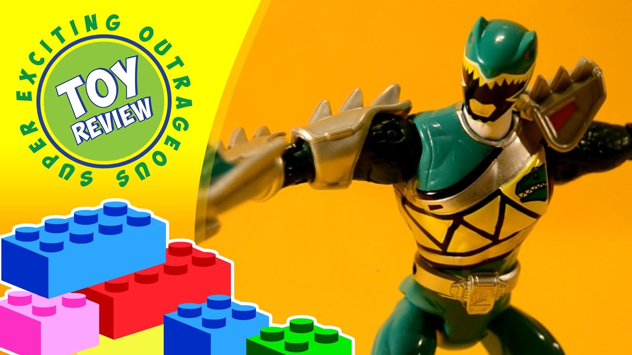 Power Rangers Dino Super Charge Dino Steel Green Ranger Action Figure ...
