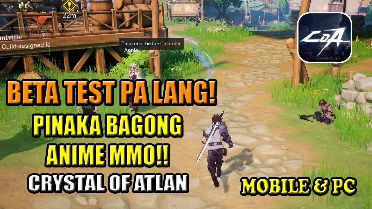 PINAKA BAGONG ANIME MMORPG!! - Crystal of Atlan (Beta Test) (PC ...