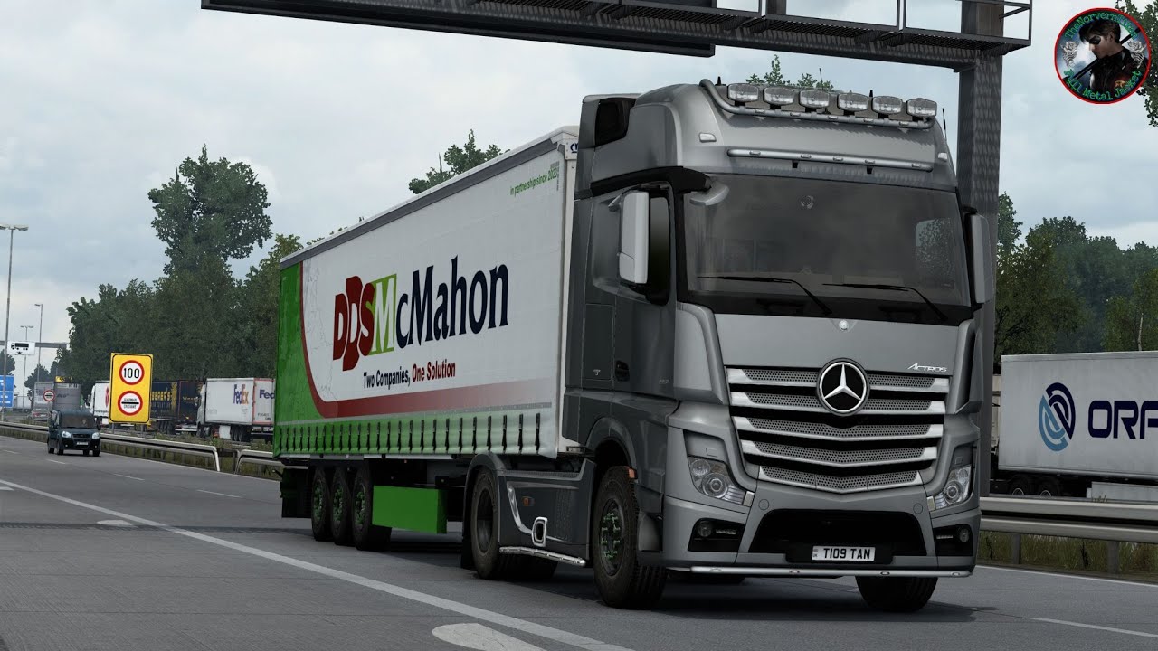 ETS 2 | Checks 'N' Tolls 🥱 - Mercedes New Actros By Dotec - DDS/McMahon VTC - YouTube