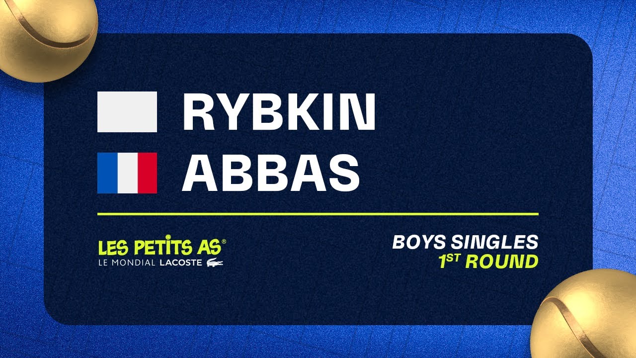 Les Petits As 2023 | Boys Singles 1R | Savva Rybkin vs Amaury Abbas ...