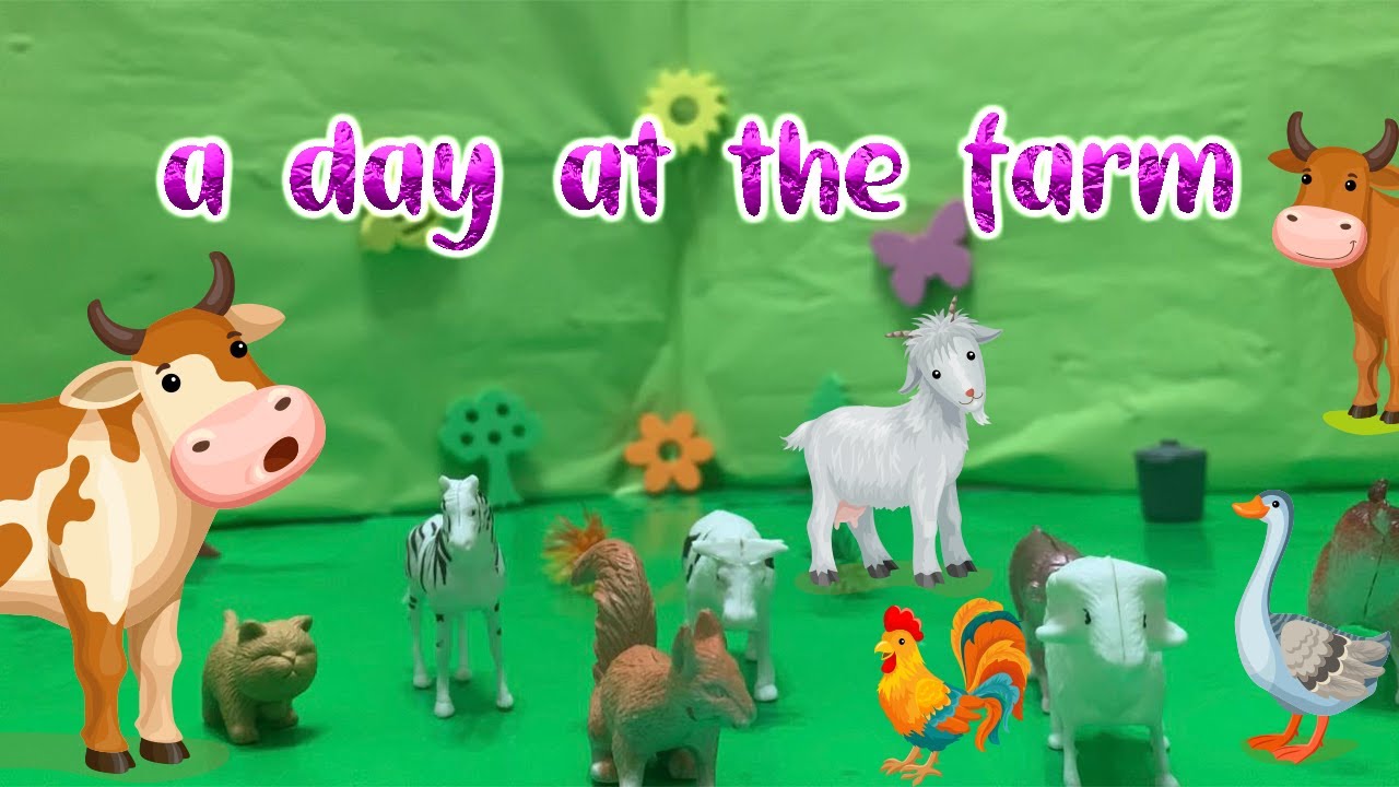 a day at the farm - un dia en la granja - день на ферме - يوم في ...