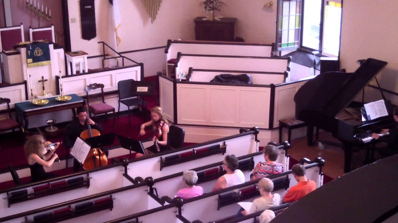 Dvorak Piano Quartet No. 2 Mvt II, III & IV - 2015 08 Julian Shively ...