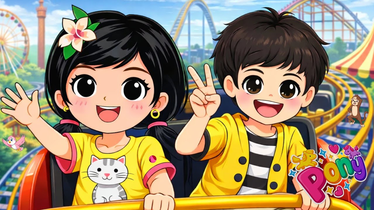 Amusement Park Rhyme | Urdu Rhymes for Kids | Pony Pony TV | Poems ...