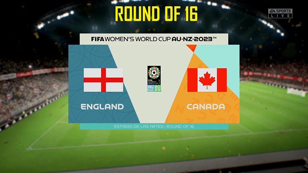 ROUND OF 16 - ENGLAND vs CANADA, FIFA Women's World Cup 2023 Full match ...
