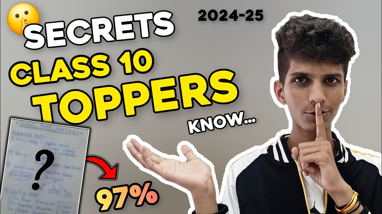 Watch This video to become *CLASS 10 TOPPER* 🔥 How to score 95% in ...