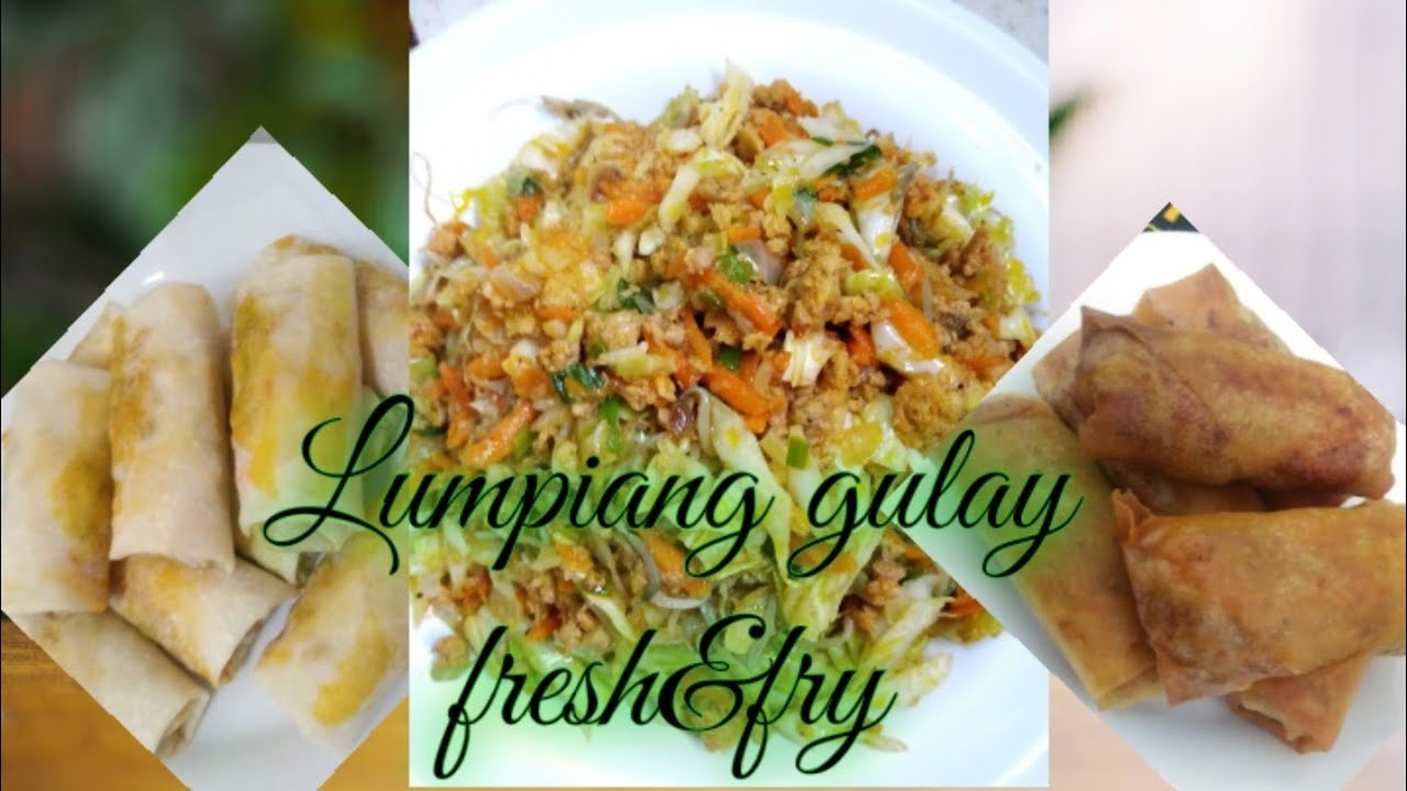Lumpiang gulay fresh & fry - YouTube