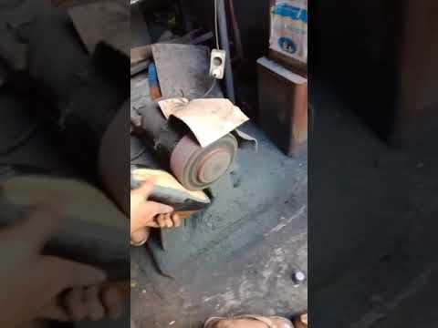 #4 Proses buffing pada bagian bottom sepatu -Newhunteria - YouTube