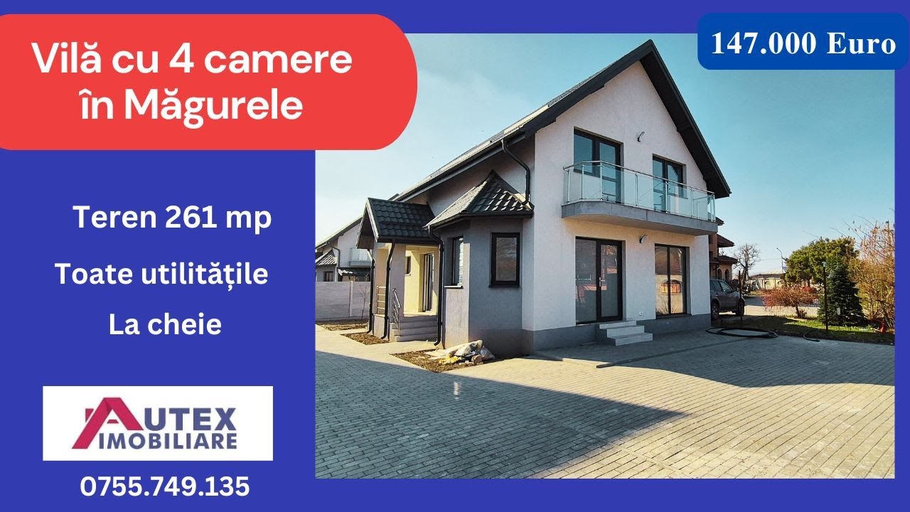 Vila cu 4 Camere langa Bucuresti in orasul Magurele - 147.000 Euro ...