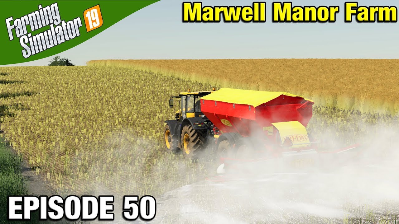 DUSTY LIME WORK Farming Simulator 19 Timelapse - Marwell Manor Farm ...