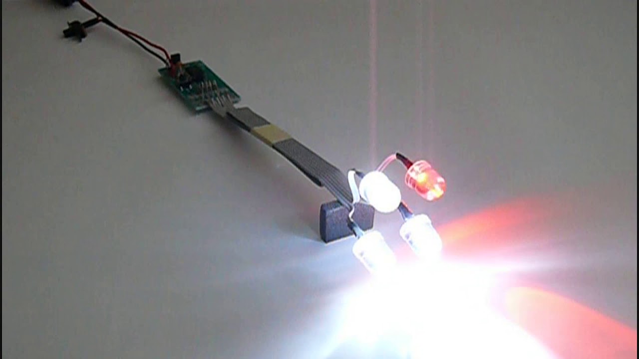 Train Lighting LED Kit Flashing Ditch Lights Rear End Model Light ...