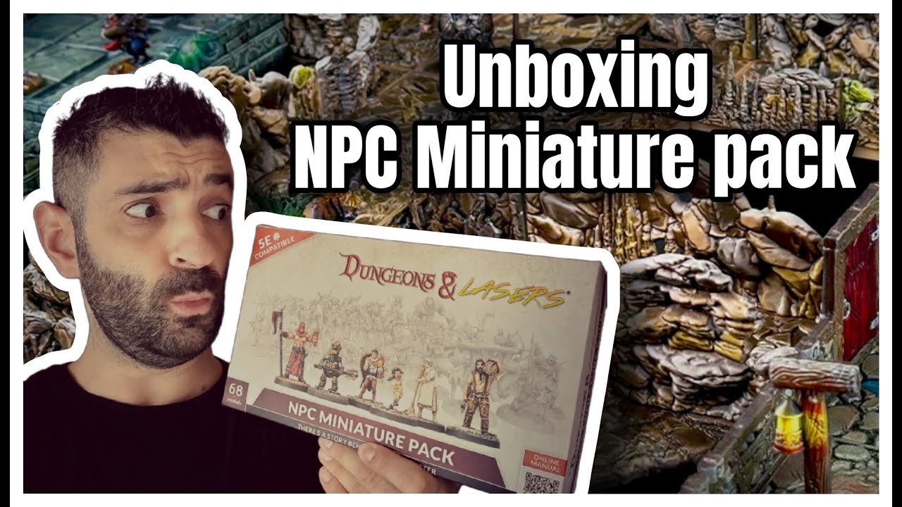 Dungeons & Lasers Unboxing NPC Miniature Pack [UNBOXING] - YouTube