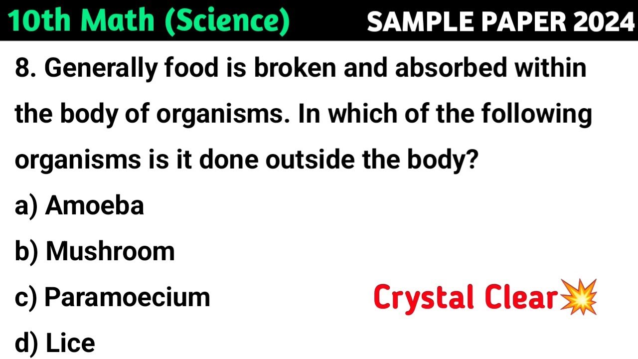 Generally food is broken and absorbed within the body of organisms. In ...