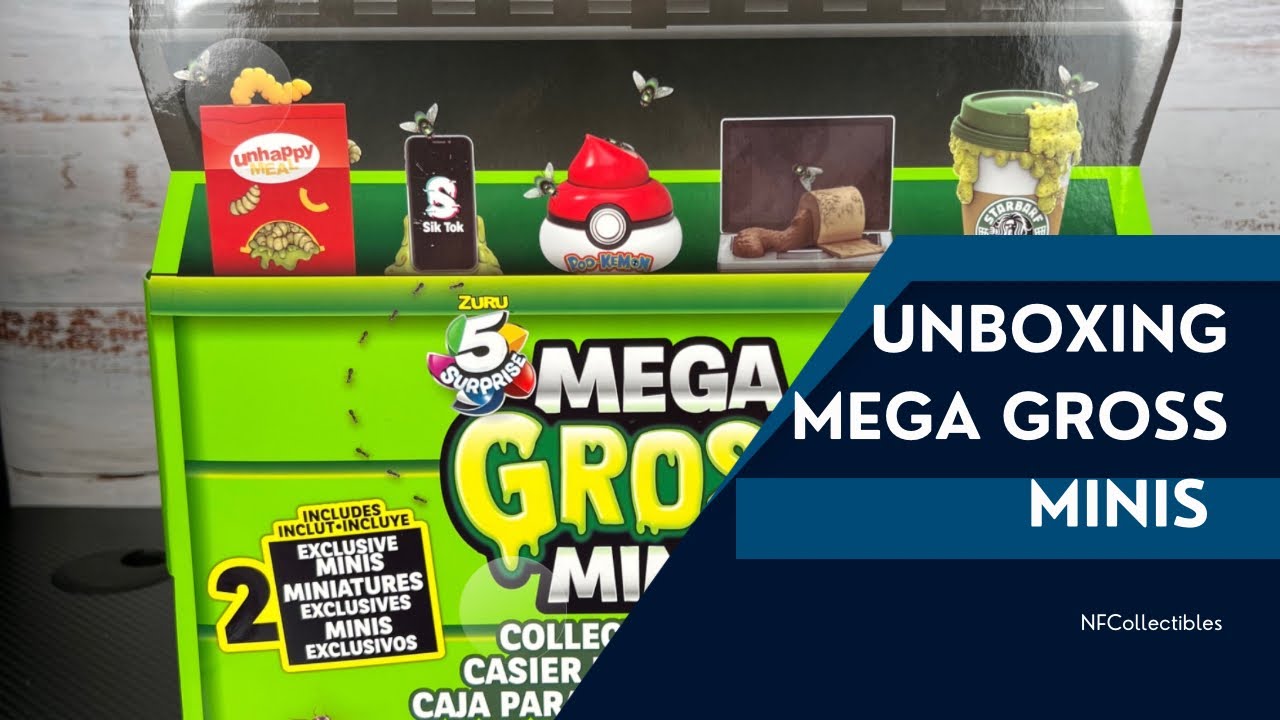 Unboxing Mega Gross Minis! 🤢🤮🤢 - YouTube