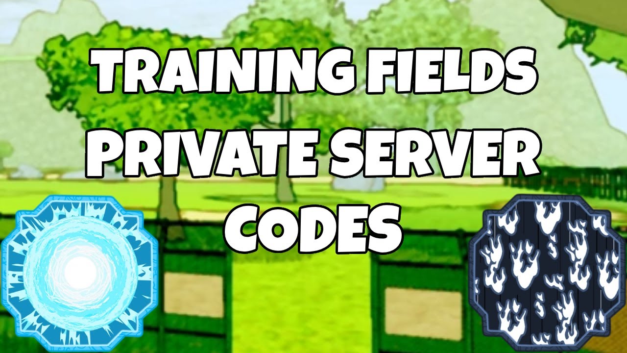 20 Private Server Codes For Training Fields | Shindo Life - YouTube