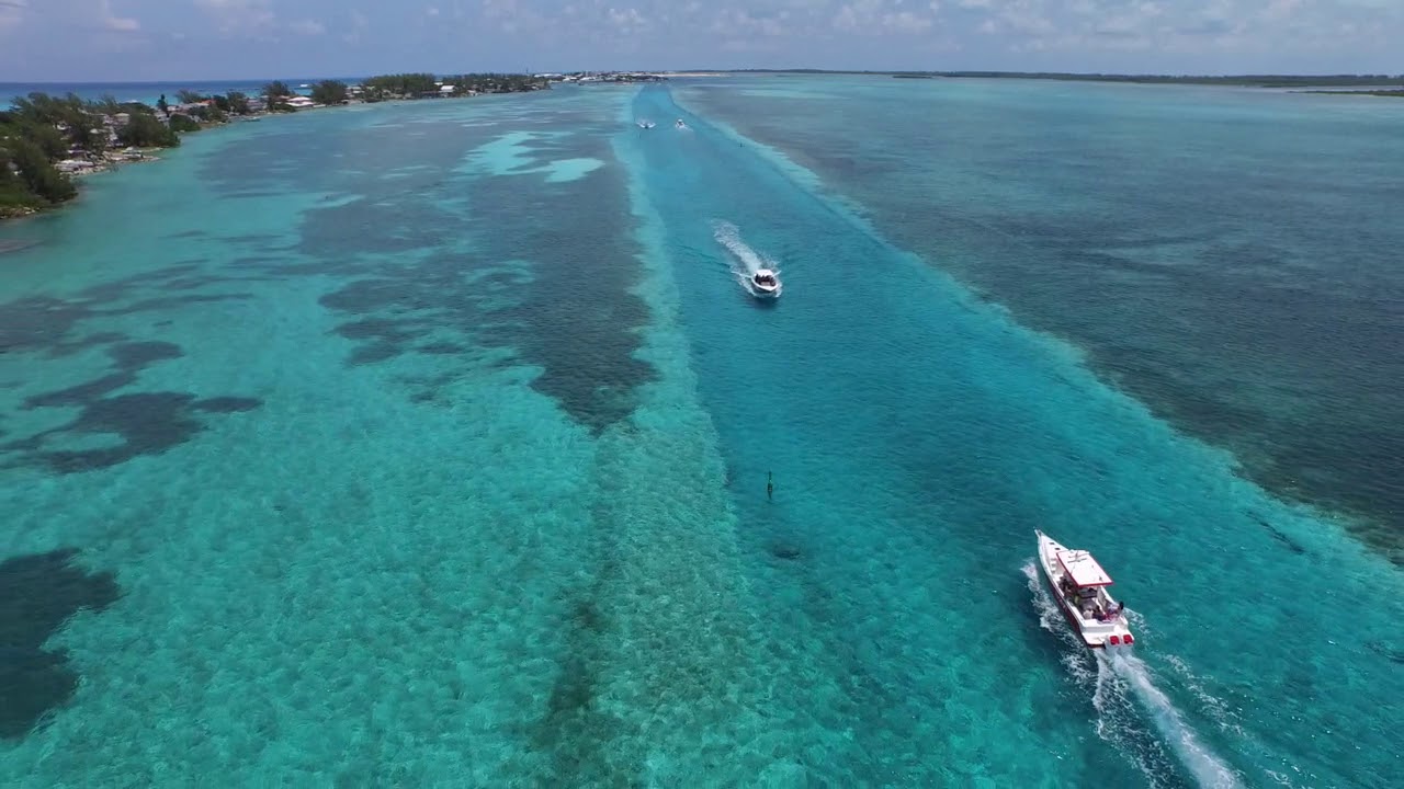 BIMINI WATER CHANNEL DRONE DJI INSPIRE - YouTube