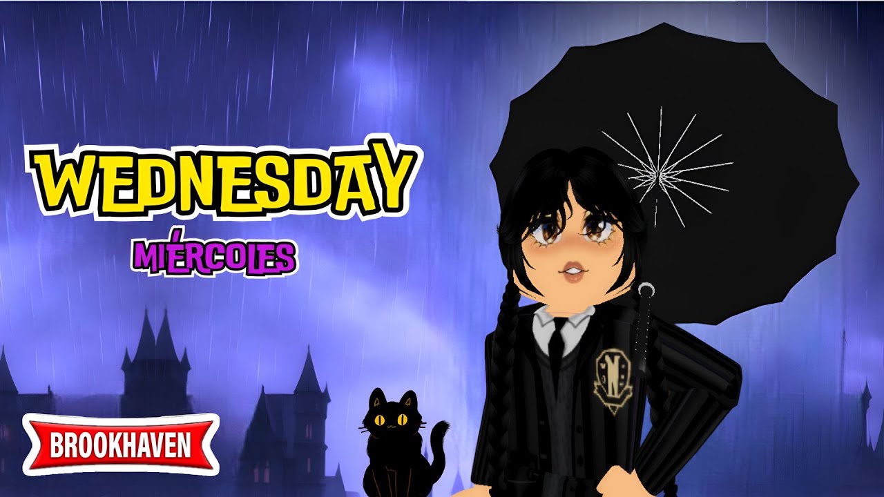Miércoles Addams😲 Película | HISTORIAS DE ROBLOX BROOKHAVEN 🏡RP - YouTube