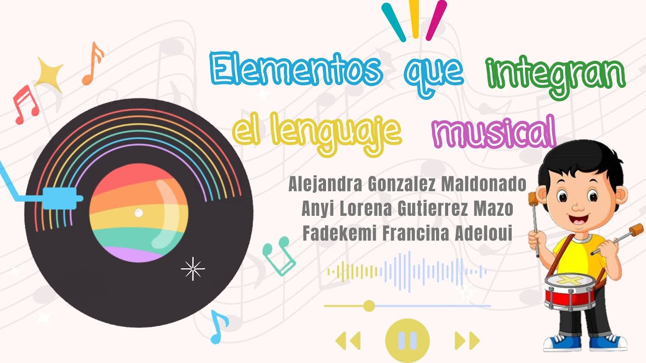 Elementos musicales que conforman el lenguaje musical: ritmo, pulso y ...