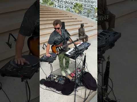 Incredible live music in SF at Chase Center. One man band  #livelooping
