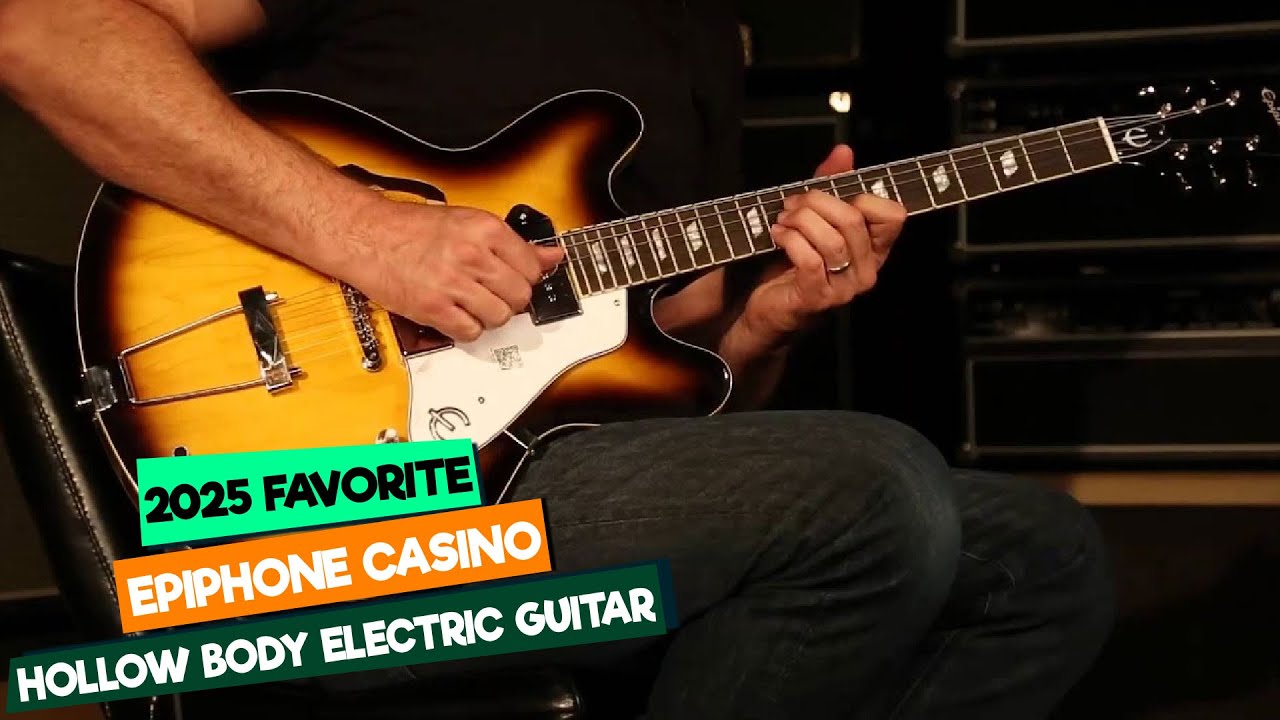 The Epiphone Casino Review: The Beatles' Secret Tone Weapon - YouTube
