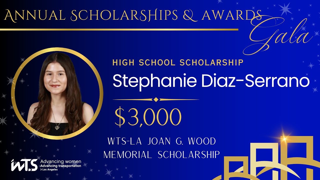2024 WTS-LA Joan G. Wood Memorial High School Scholarship - YouTube
