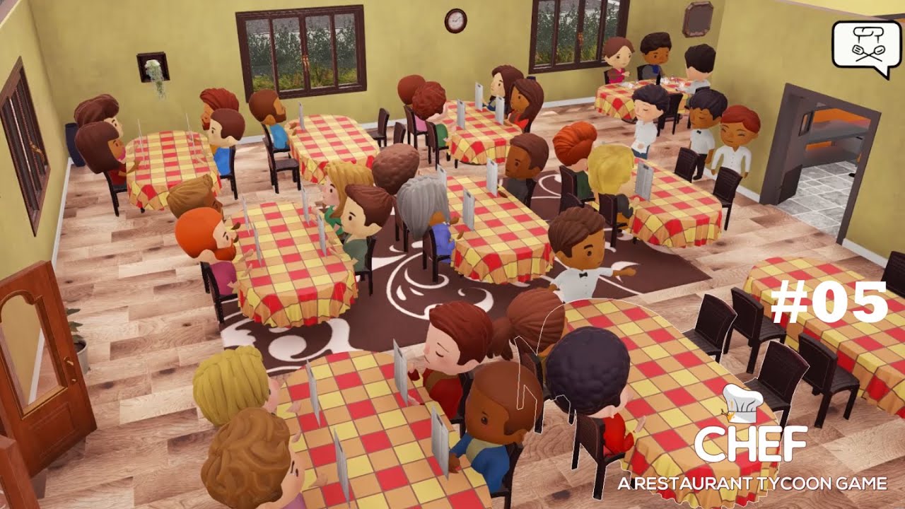 Chef A Restaurant Tycoon Game #05 - Le déménagement - YouTube